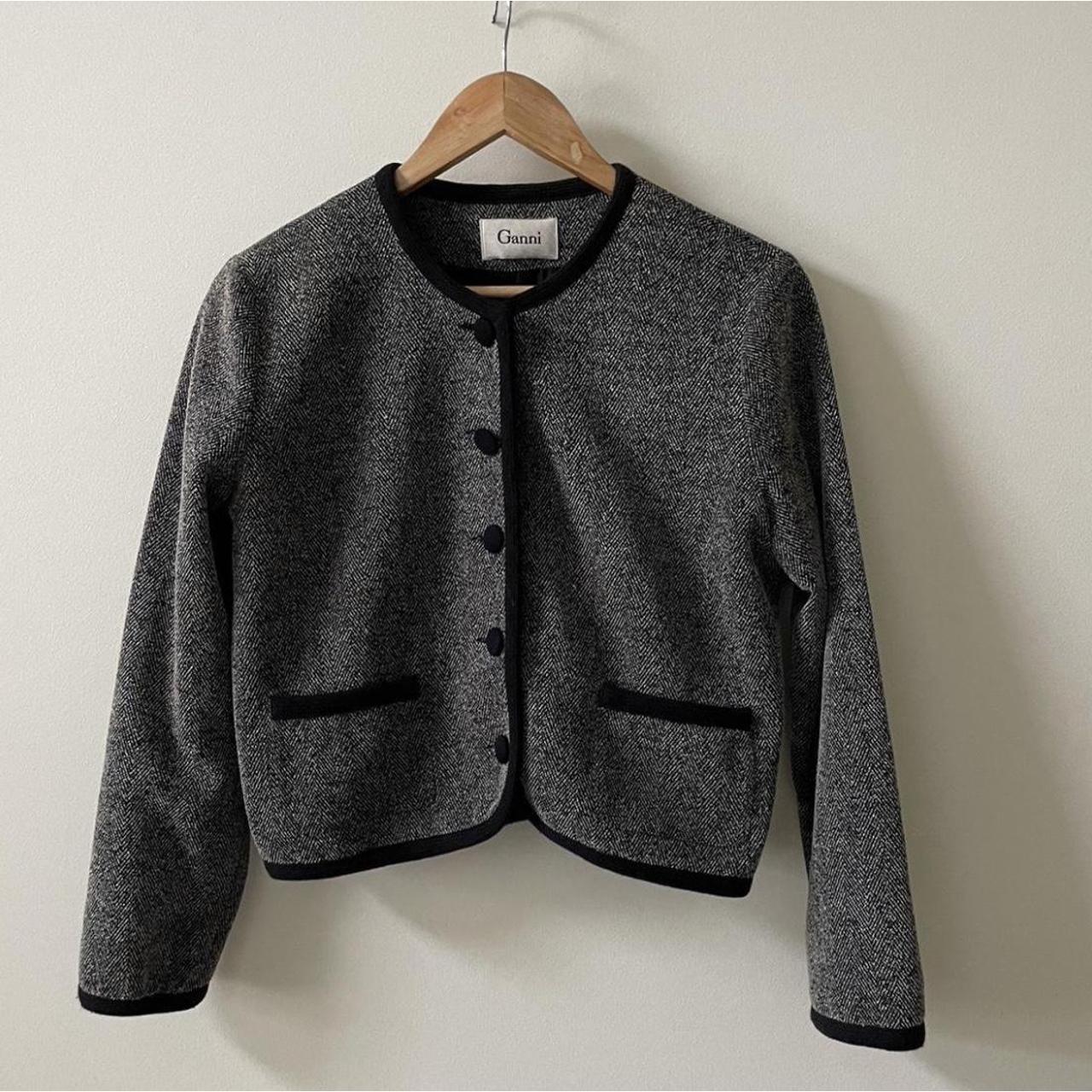 ganni knit jacket - Depop