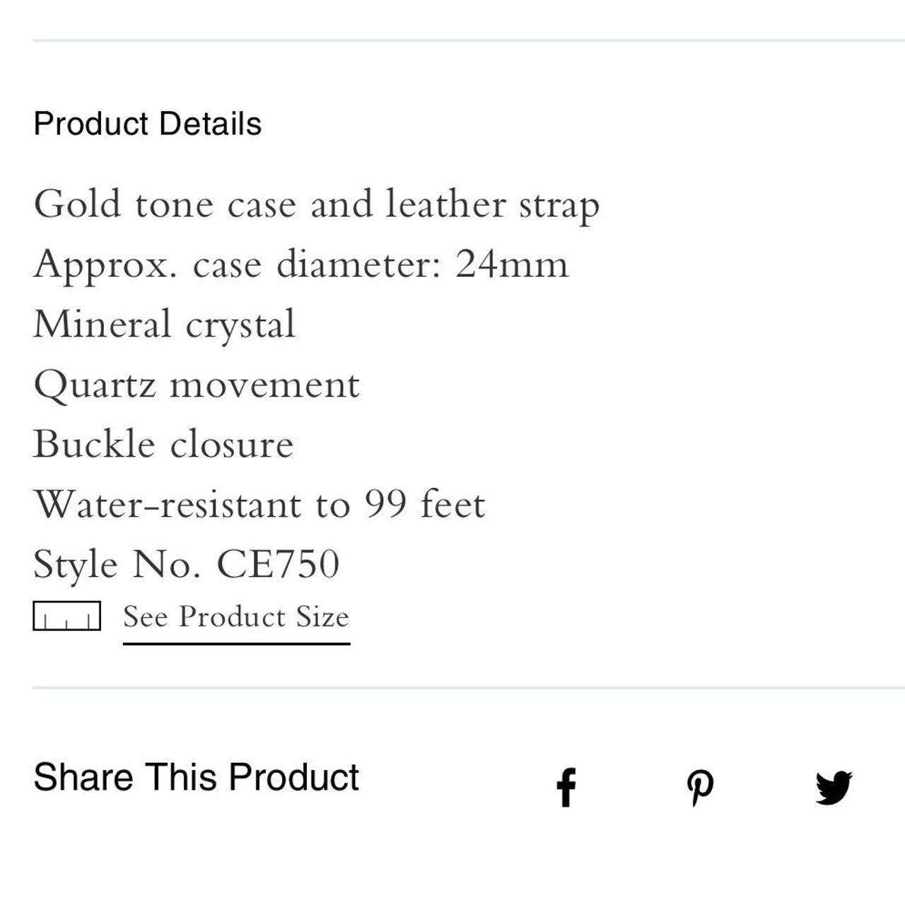 Coach “Liz” Watch. Watch description in last slide.... - Depop