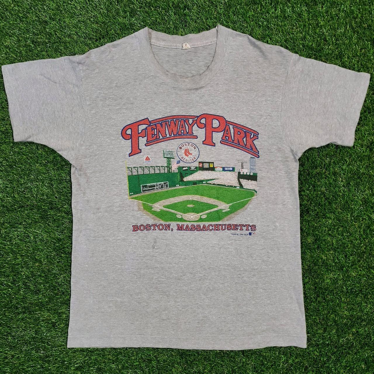 80s Vintage MLB Red Sox Fenway Park Boston... | Depop
