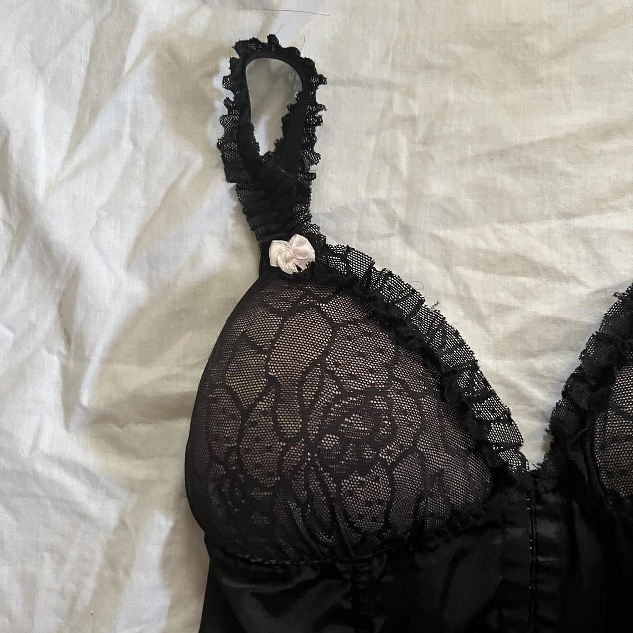 The Escanté Collection gothic Y2K black corset... - Depop