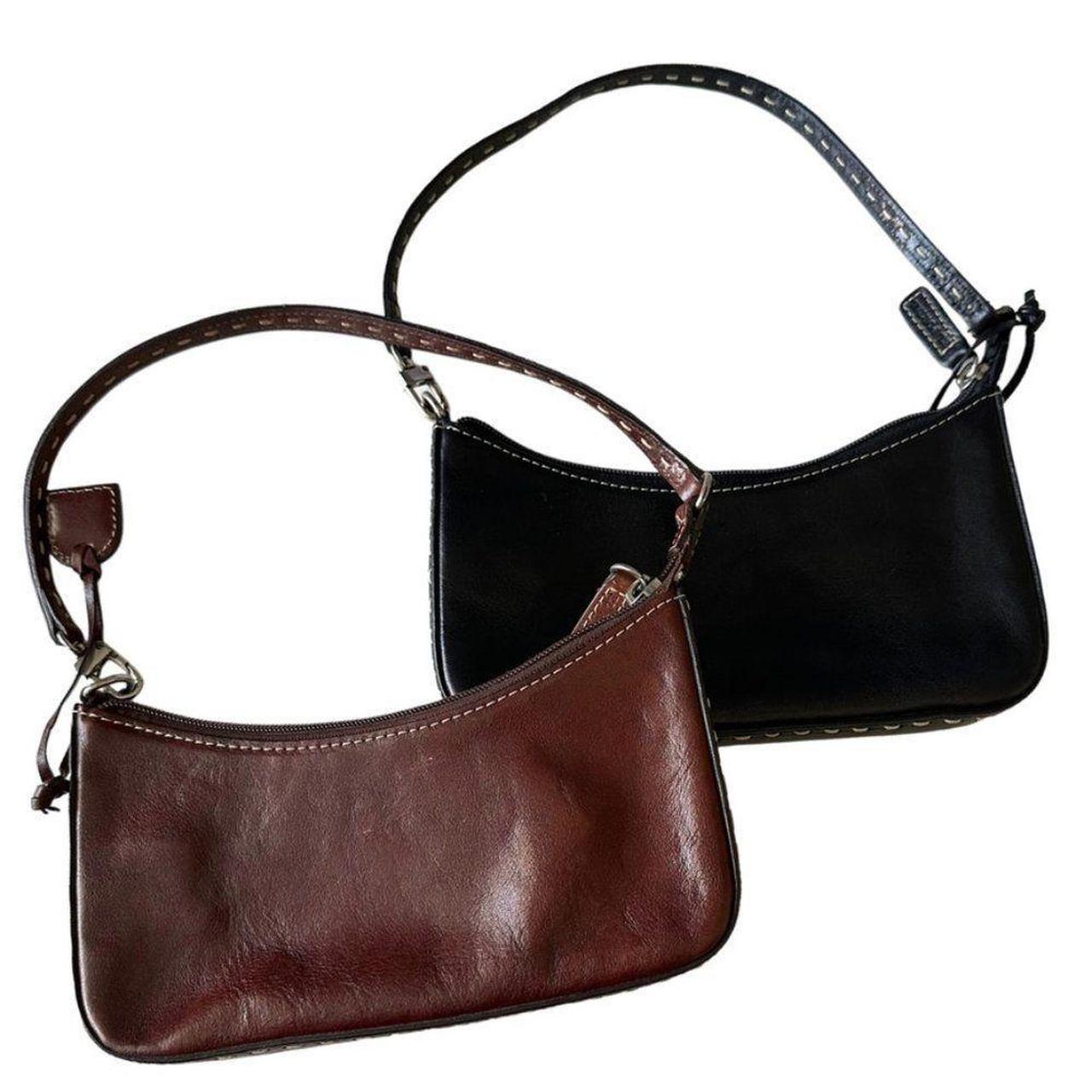 El Portal Leather Mini Shoulder Bag Bundle Brown... - Depop