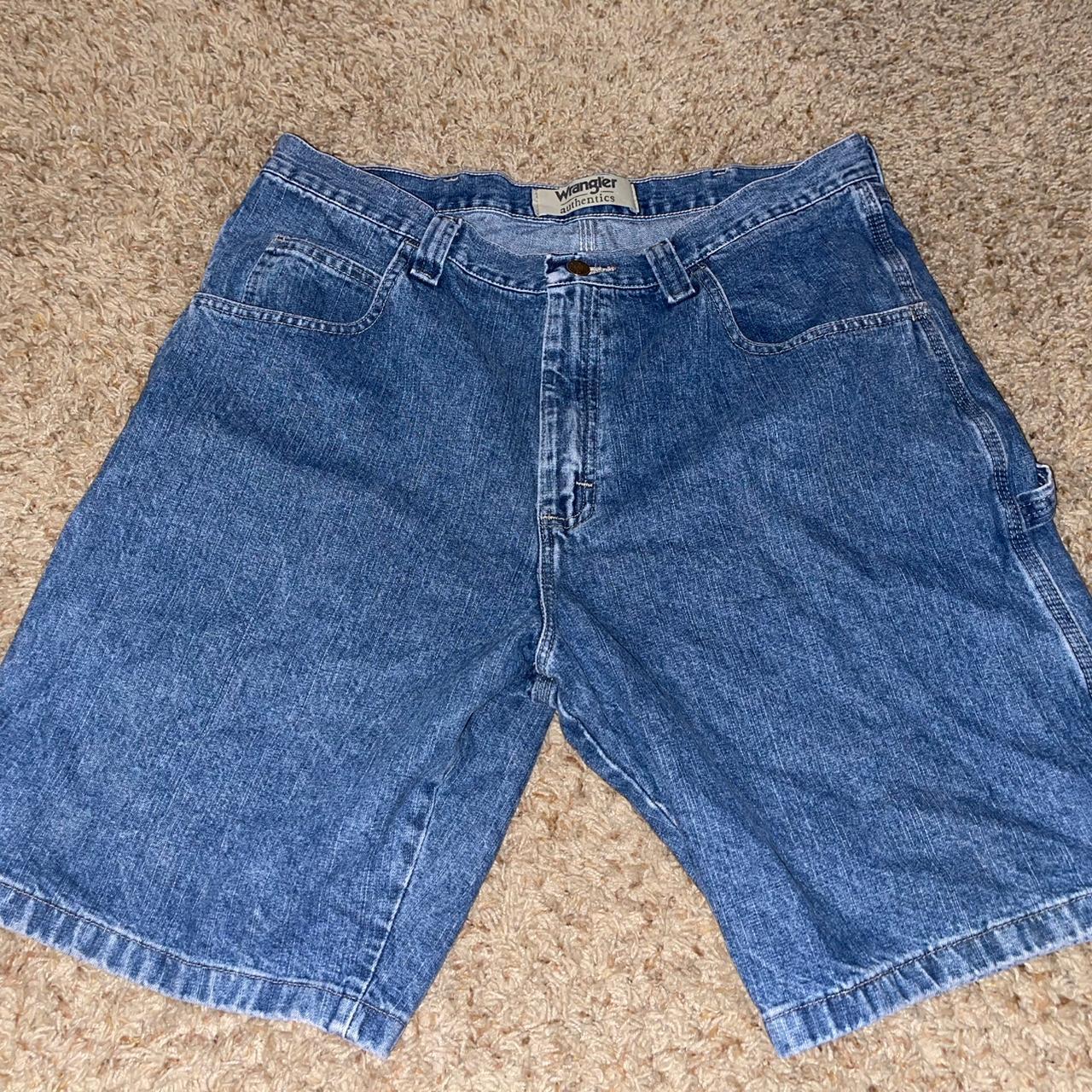 Wrangler carpenter jorts #jorts #wrangler... | Depop