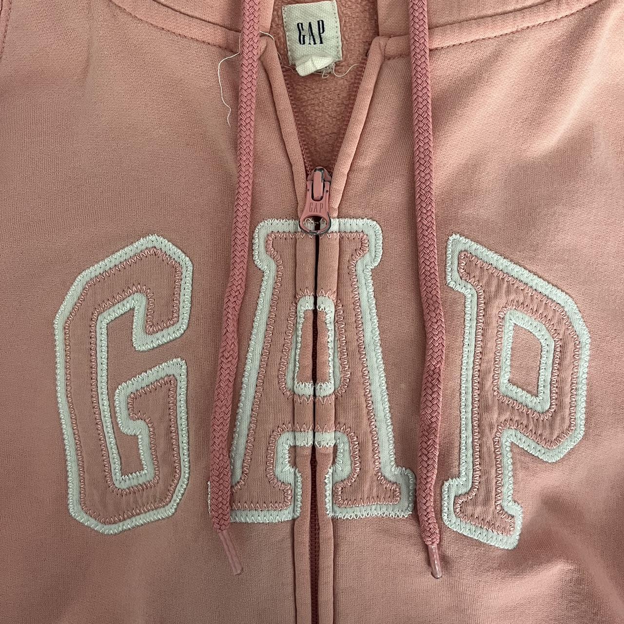 Pink Gap Zip Up Hoodie Super Cute I Just Dont Depop
