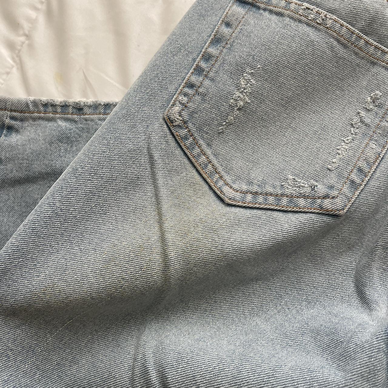 ZARA boyfriend jeans tiny spots of discoloration on... - Depop
