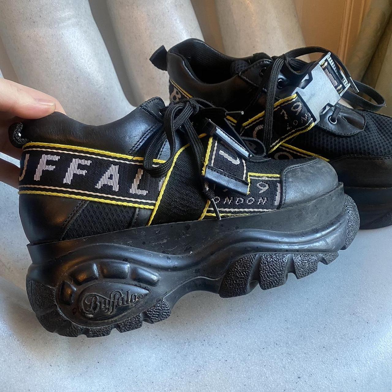 Limited edition buffalo trainers, good condition,... - Depop