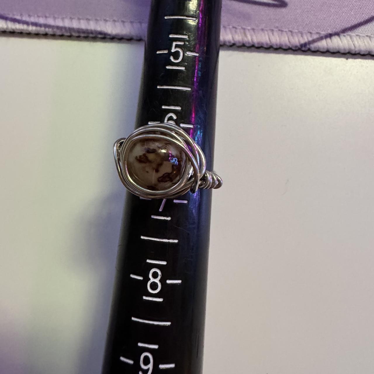 Earthy silver ring 🌰 - Depop