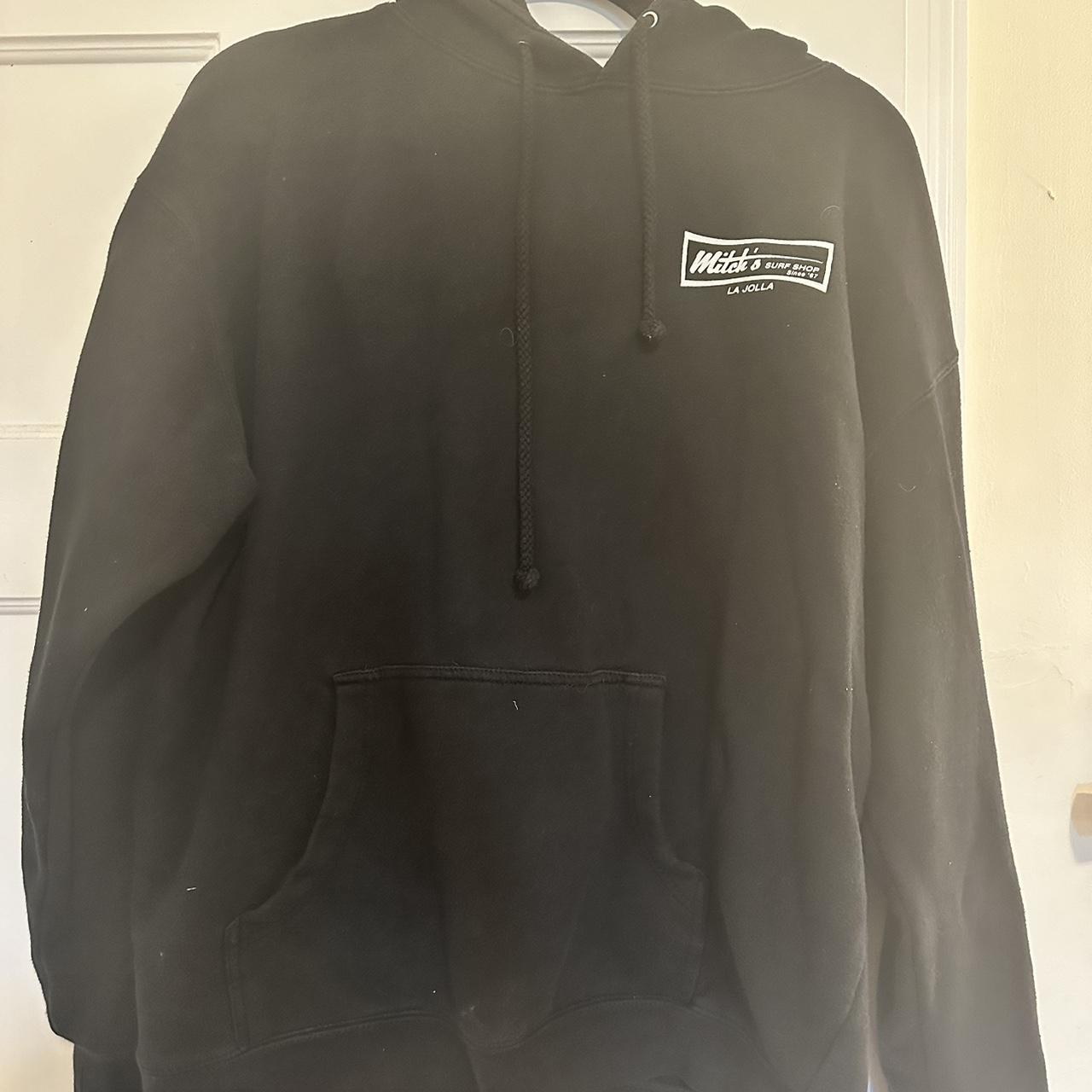 Mitch’s La Jolla black hoodie size large - Depop