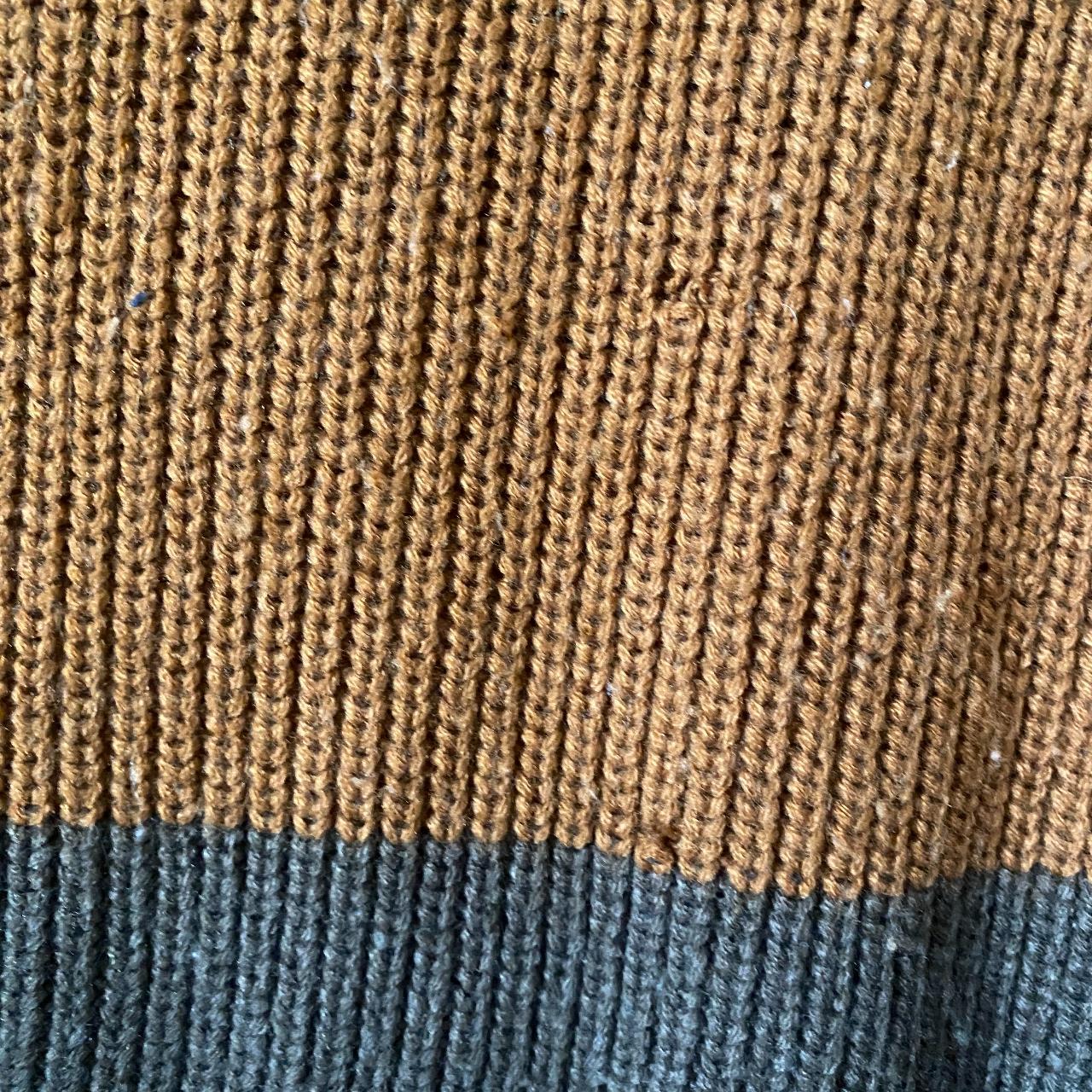 Brixton knit sweater. Hardly ever worn. Slight hole... - Depop