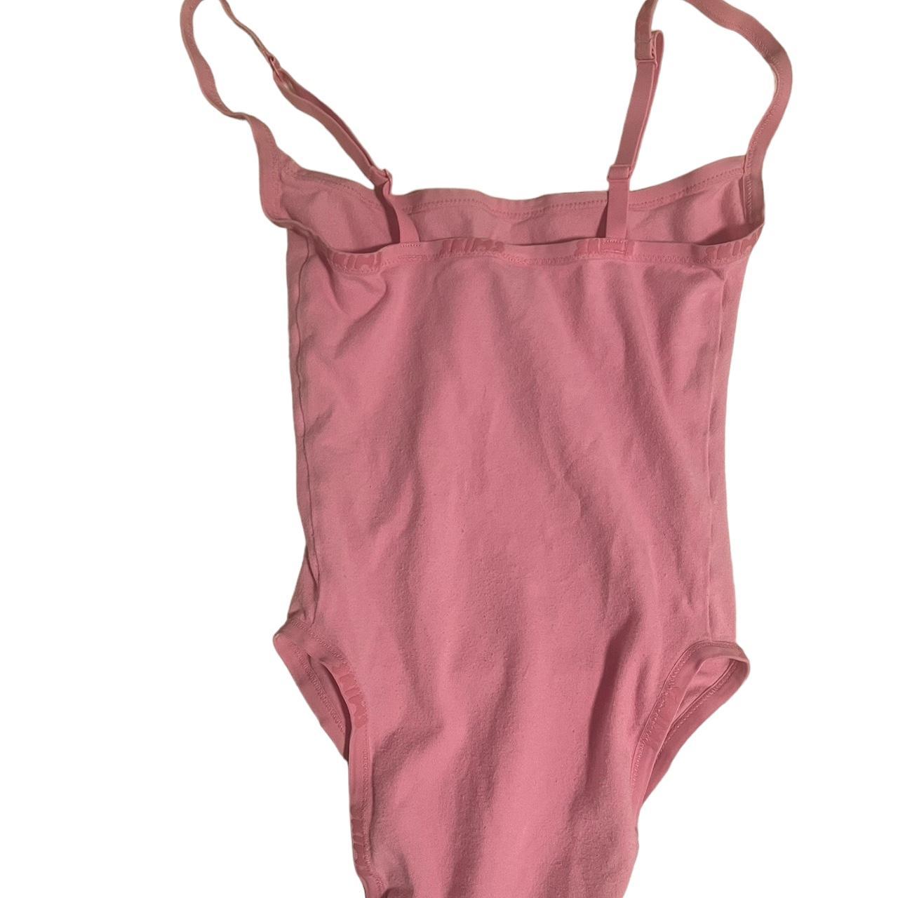 Skims pink body suit size xxs but fits xs and... - Depop