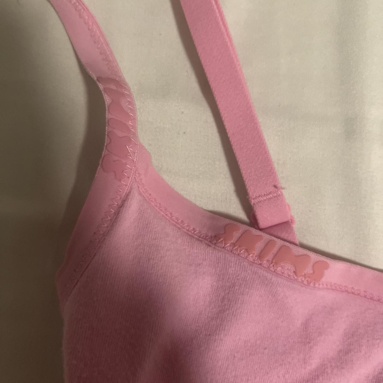 Skims pink body suit size xxs but fits xs and... - Depop