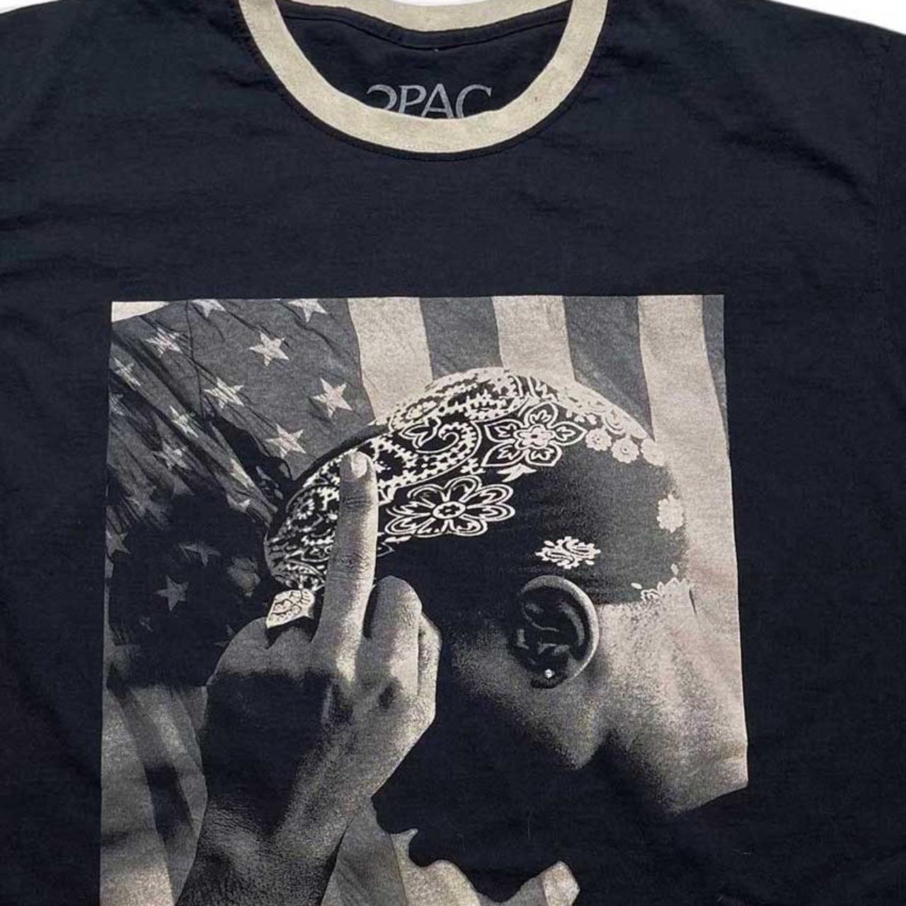 Tupac Shakur (2pac) | Official Band Ringer T-shirt |... - Depop