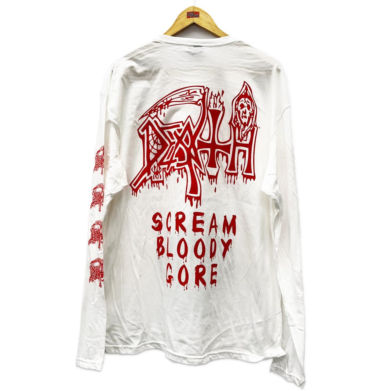 Death | Official Band Long Sleeved T-Shirt | Scream... - Depop