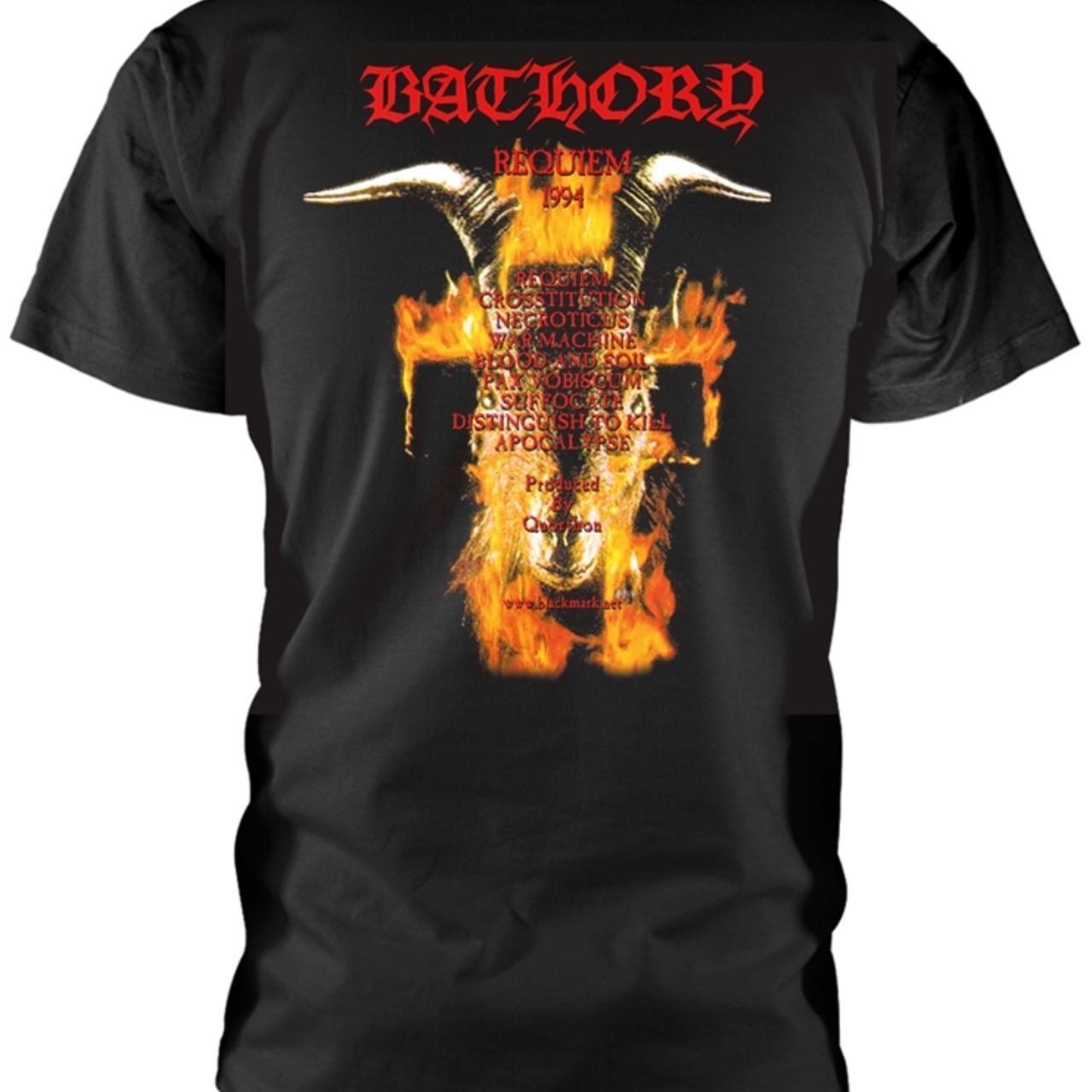 Bathory | Official Band T-Shirt | Requiem Unleash... - Depop