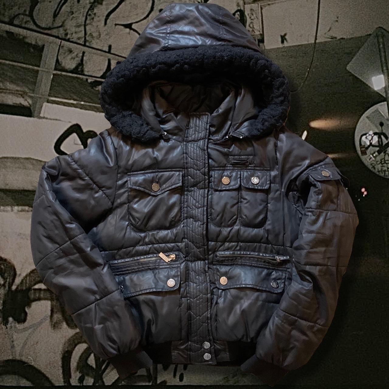 Vintage y2k apple bottom puffer jacket, super sick... - Depop