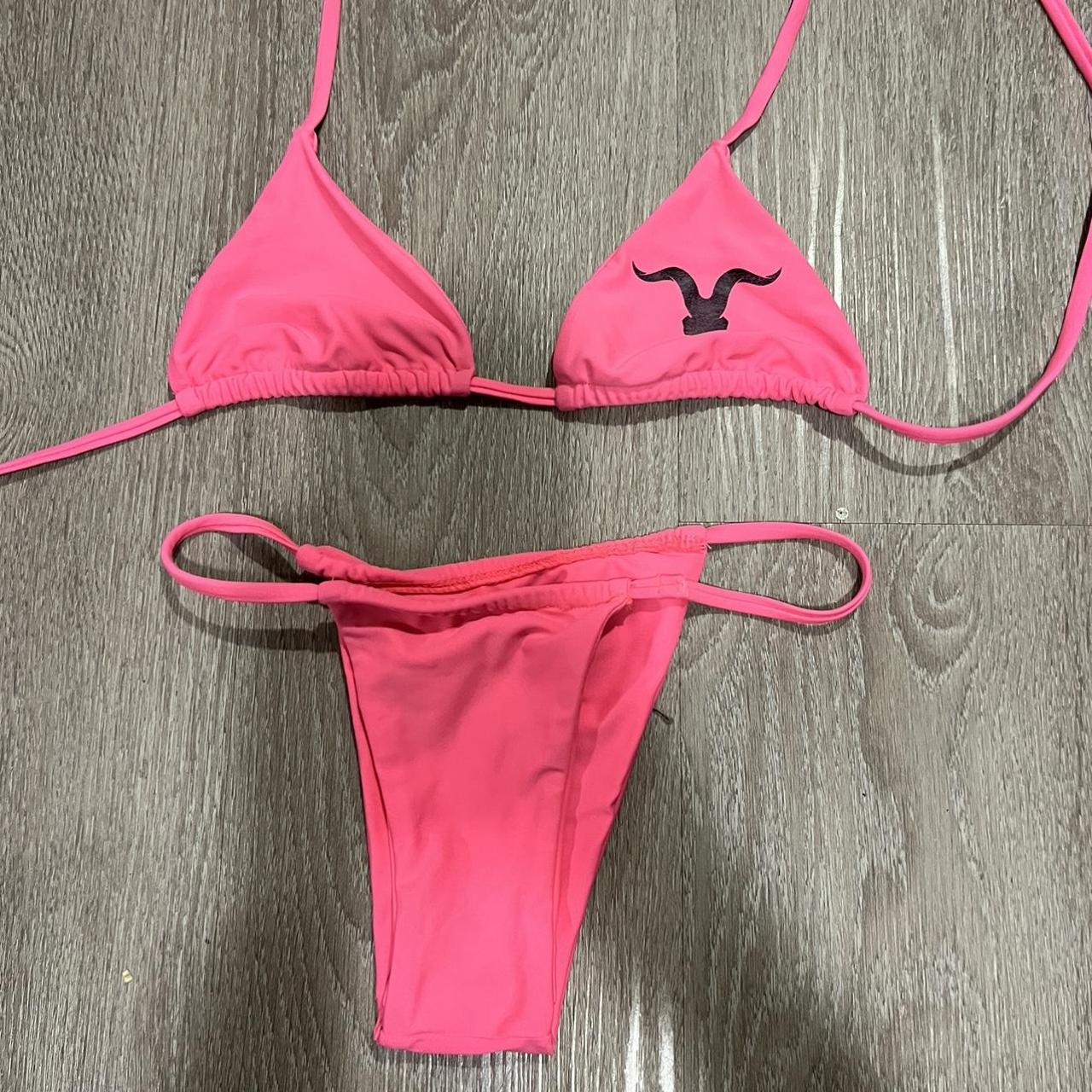 IGNITE APPAREL PINK BIKINI - super cute - barely... | Depop