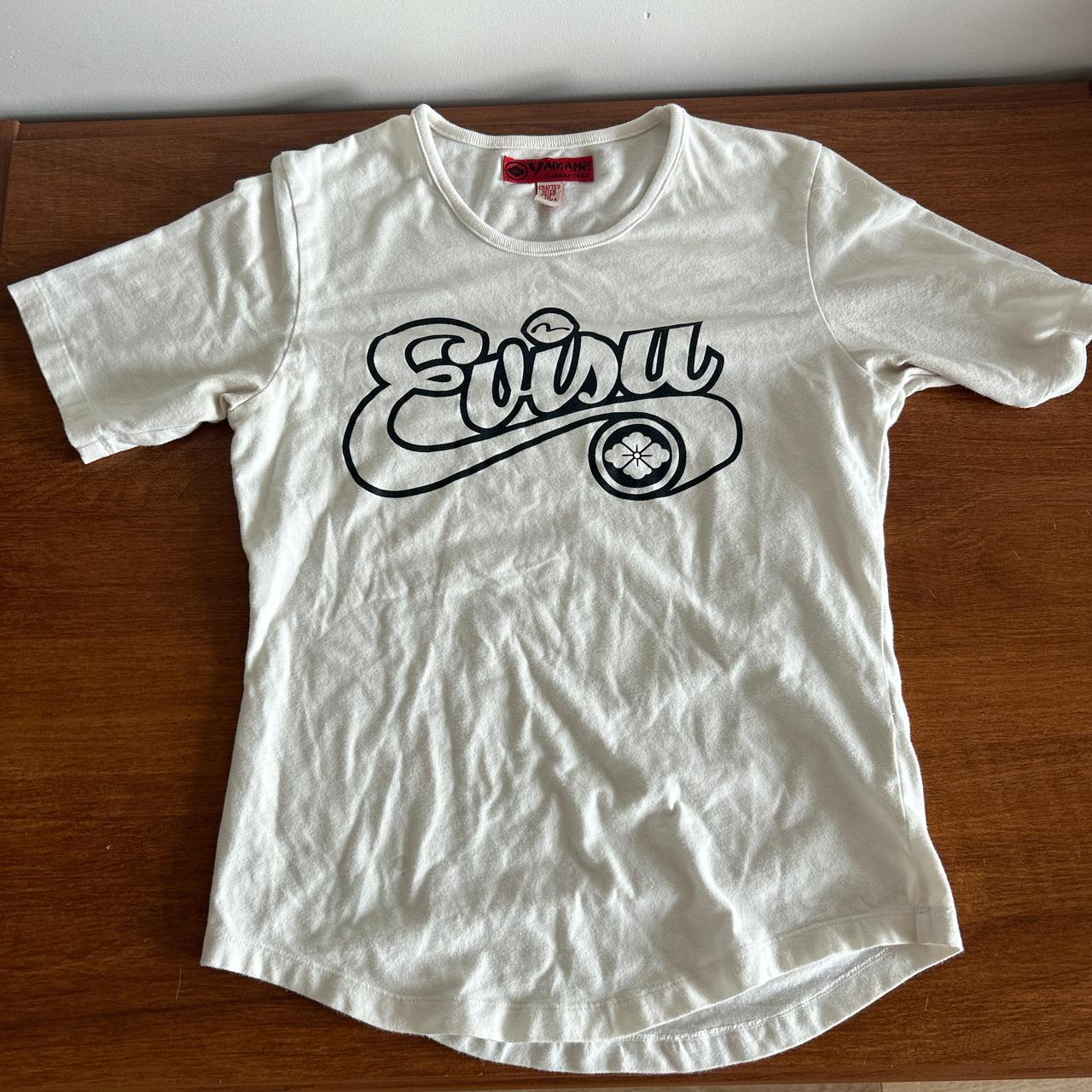 dm b4 purchase ! evisu red shirt, evisu top, evisu... - Depop