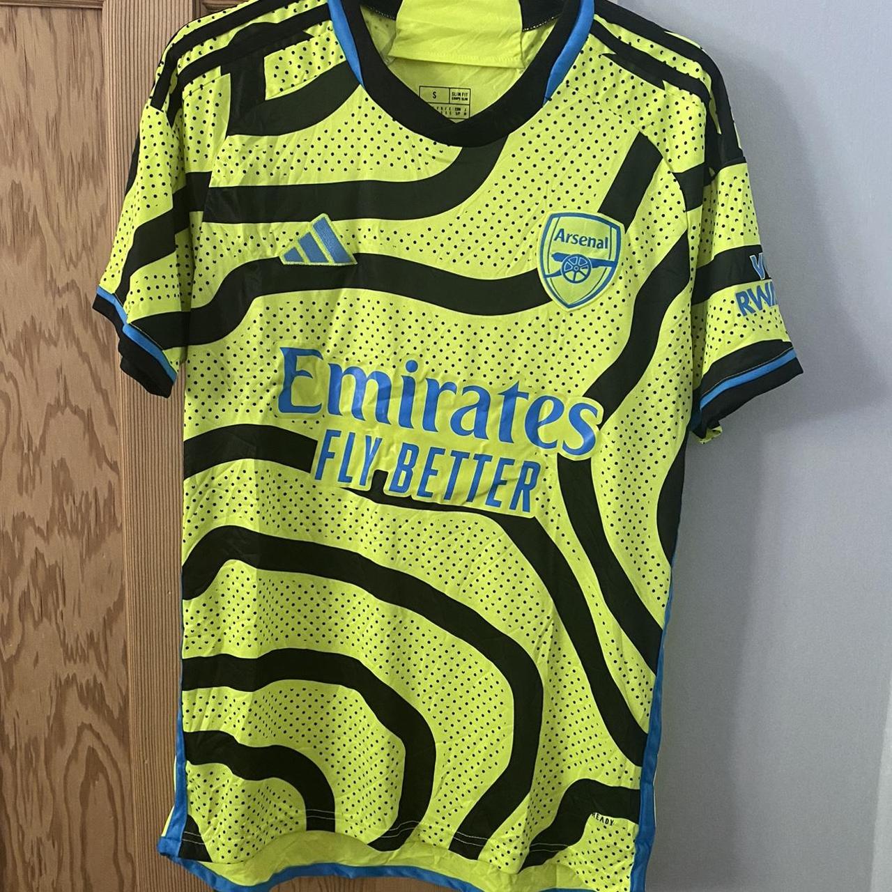 Adidas Arsenal Fc Away Kit Yellow/Black 2023/24... - Depop