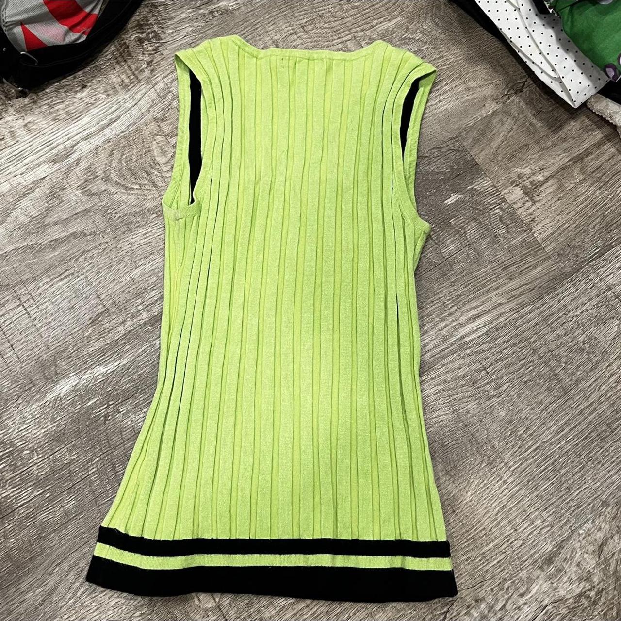 Y2K Belldini form fitting knitted tank top runs... - Depop