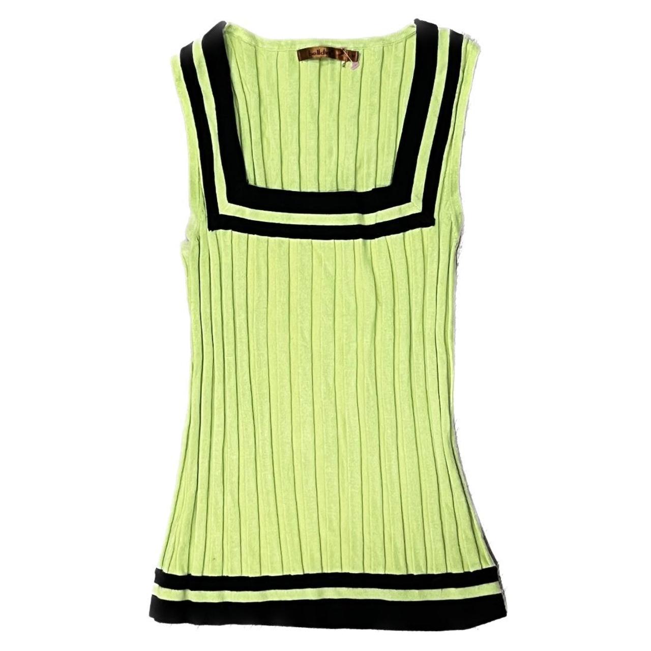 Y2K Belldini form fitting knitted tank top runs... - Depop