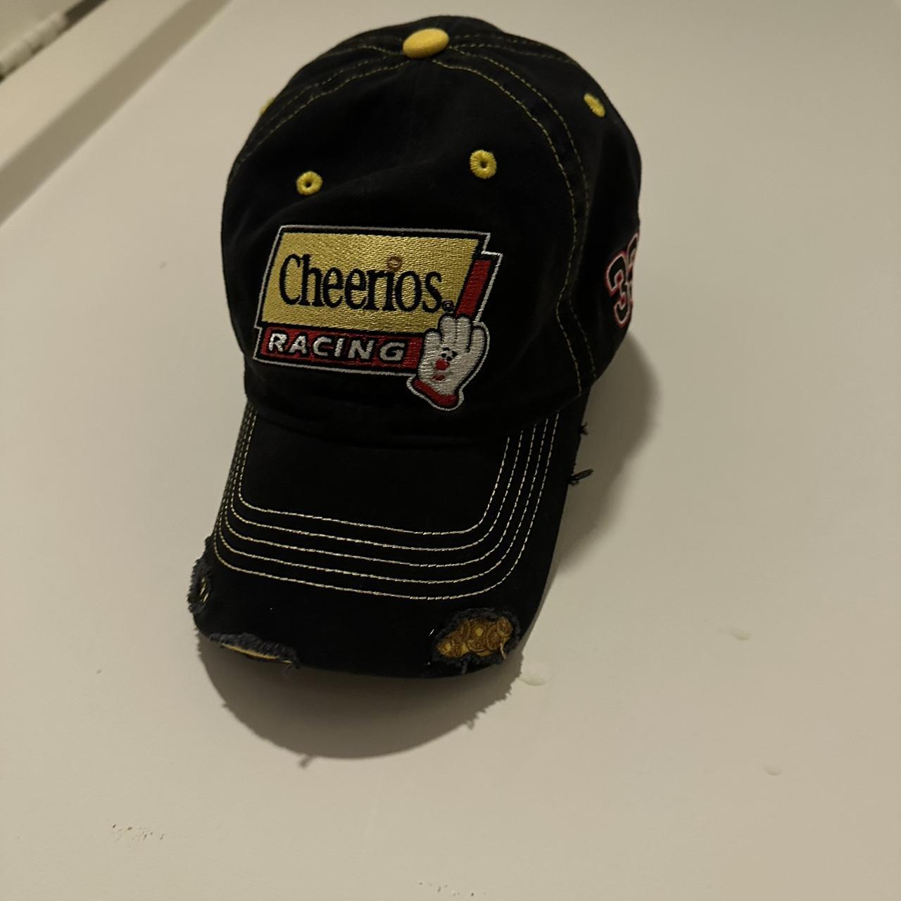 Cheerios Racing hat #Cheerios #Checkeredflagsports... - Depop