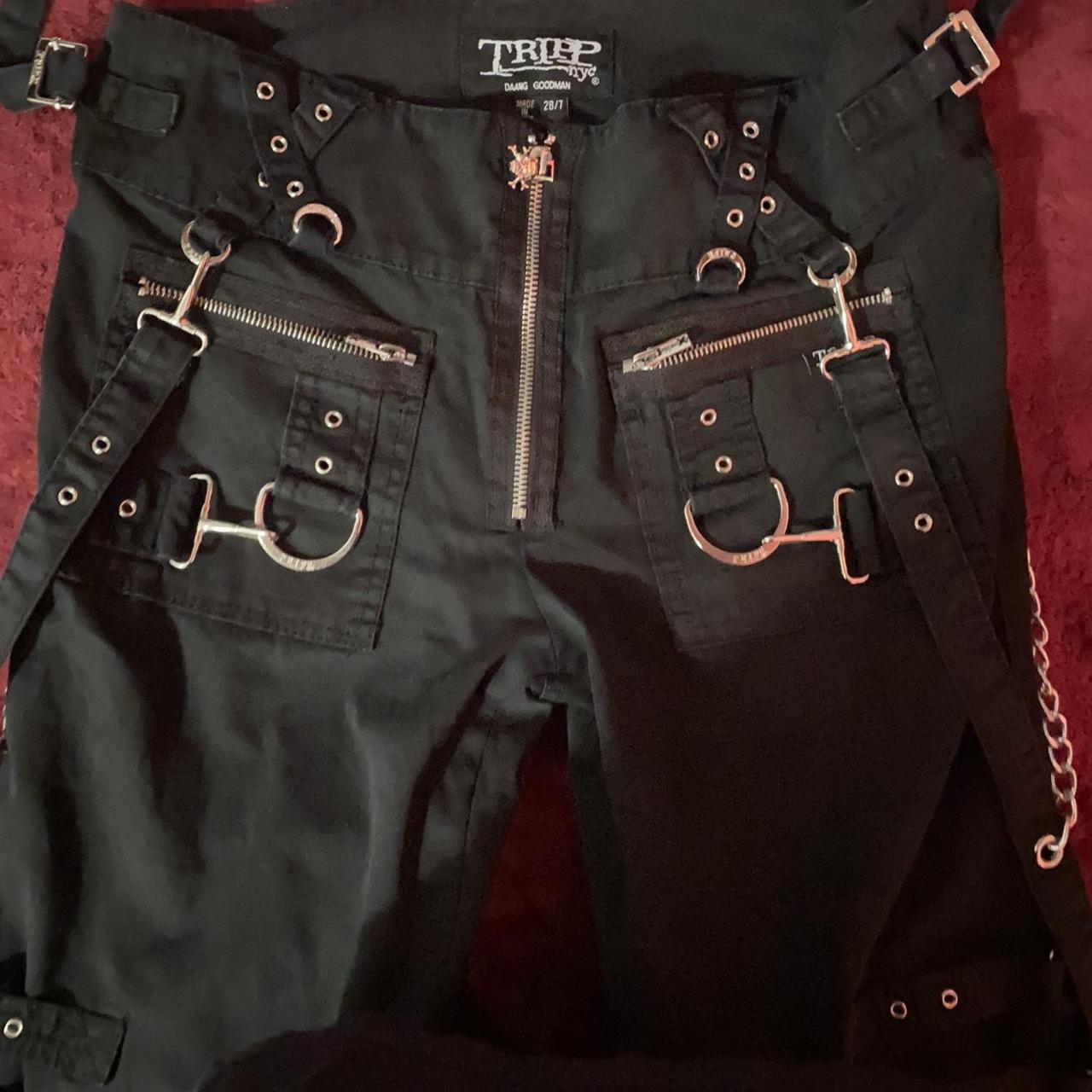 NWT Tripp nyc super D-ring pants size 7-28 NEVER... | Depop