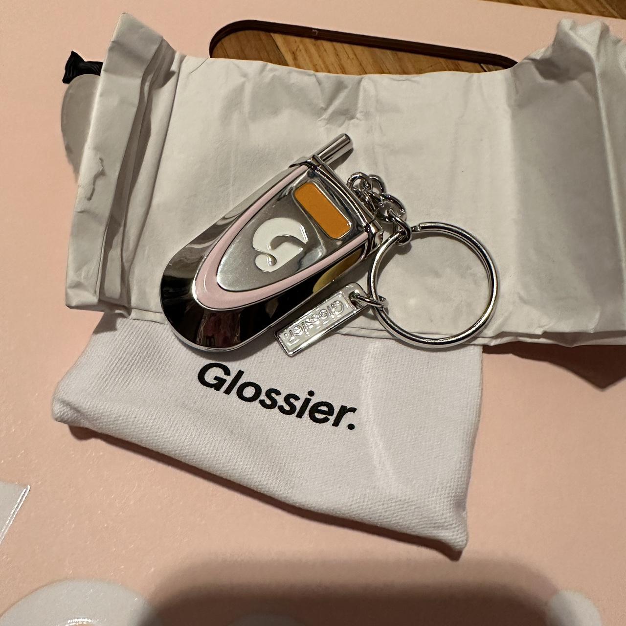 Glossier Phone keychain Will come with Glossier G... - Depop