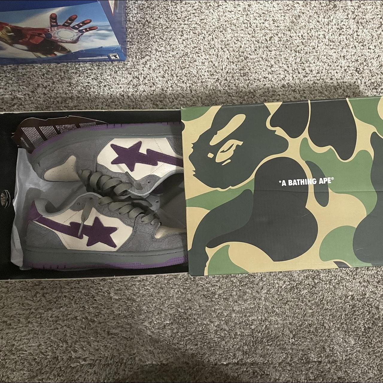 Bapesta skate shoes Size 9 These shoes are... - Depop