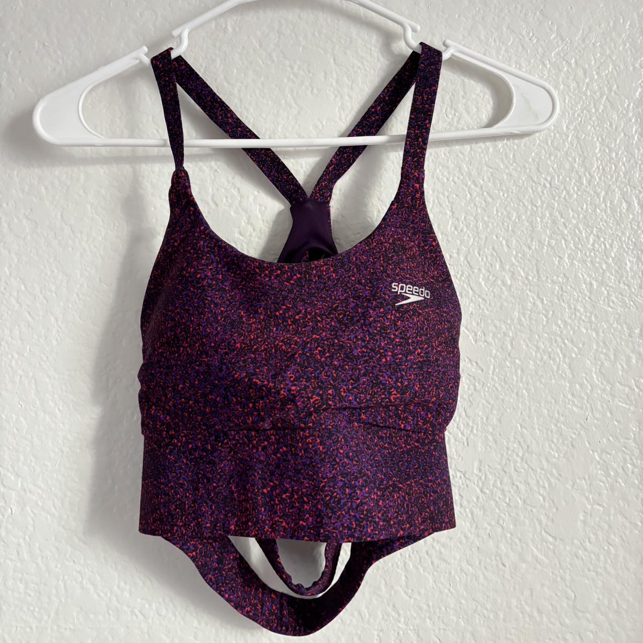 speedo swim top/sports bra •size XS •doubles as... - Depop