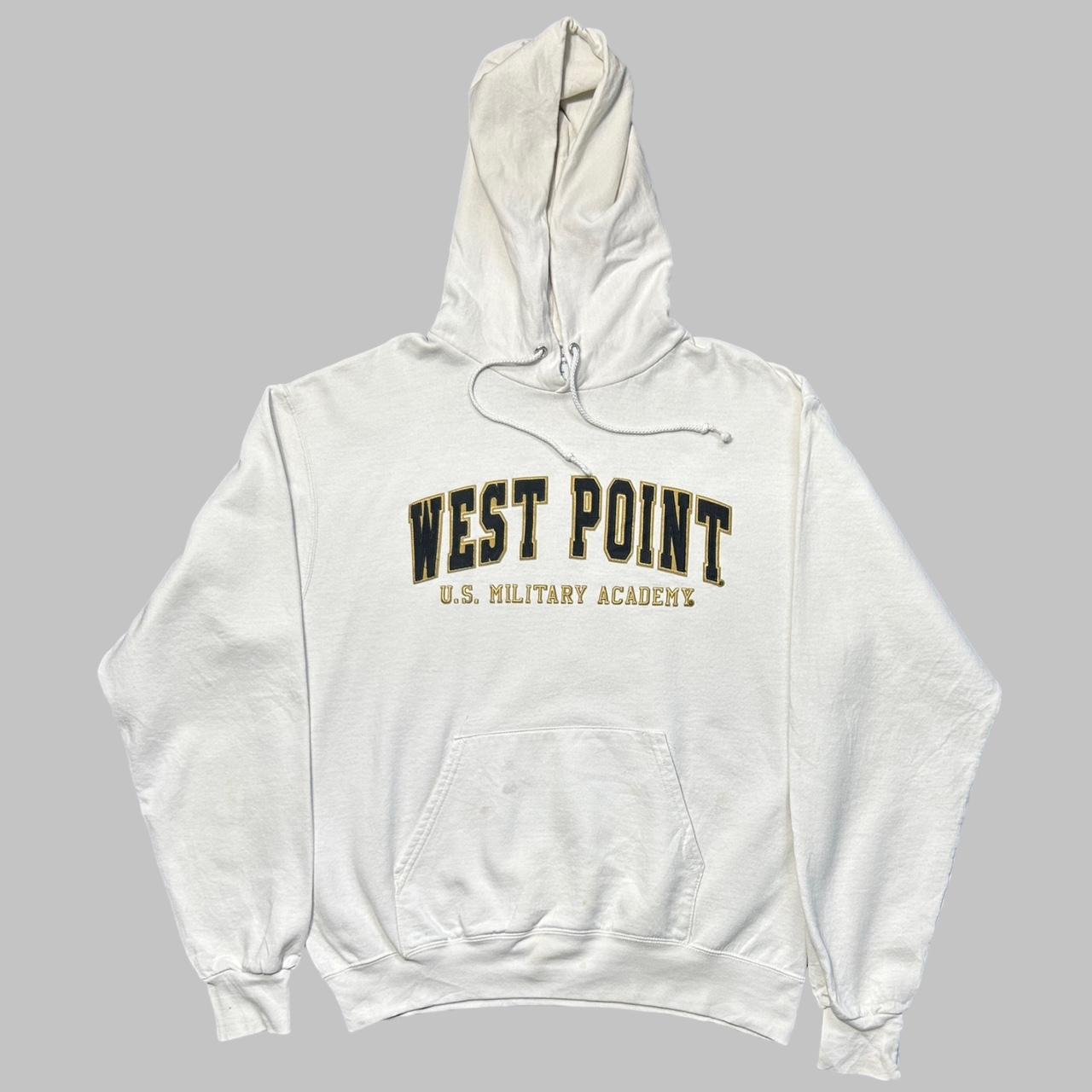 White West Point military champion hoodie Amazing... - Depop