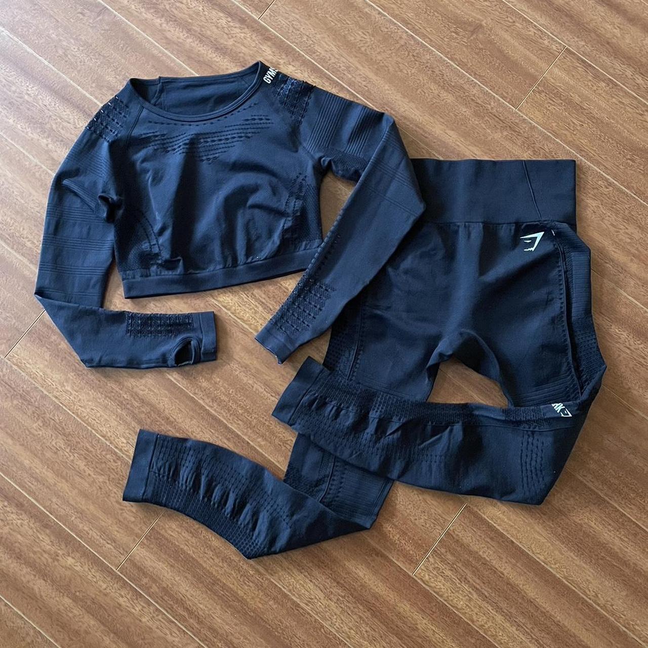 Women's 2-Piece Workout Set Gymshark seamless... | Depop