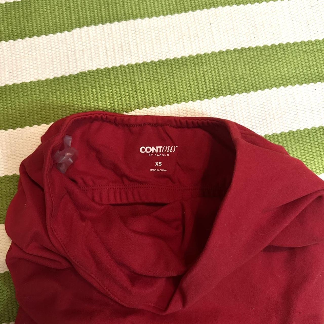 Red Pacsun contour tube top with built in bra... | Depop