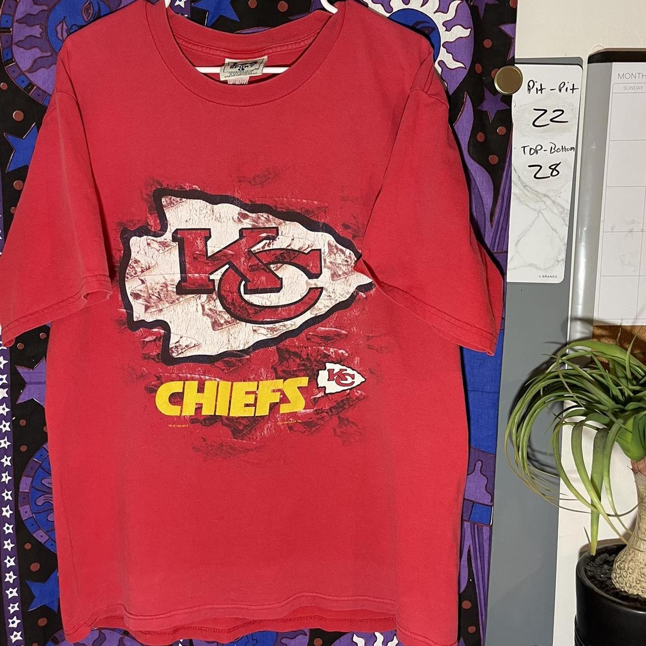 Essential Vintage Lee Kansas City Chiefs crew neck... - Depop
