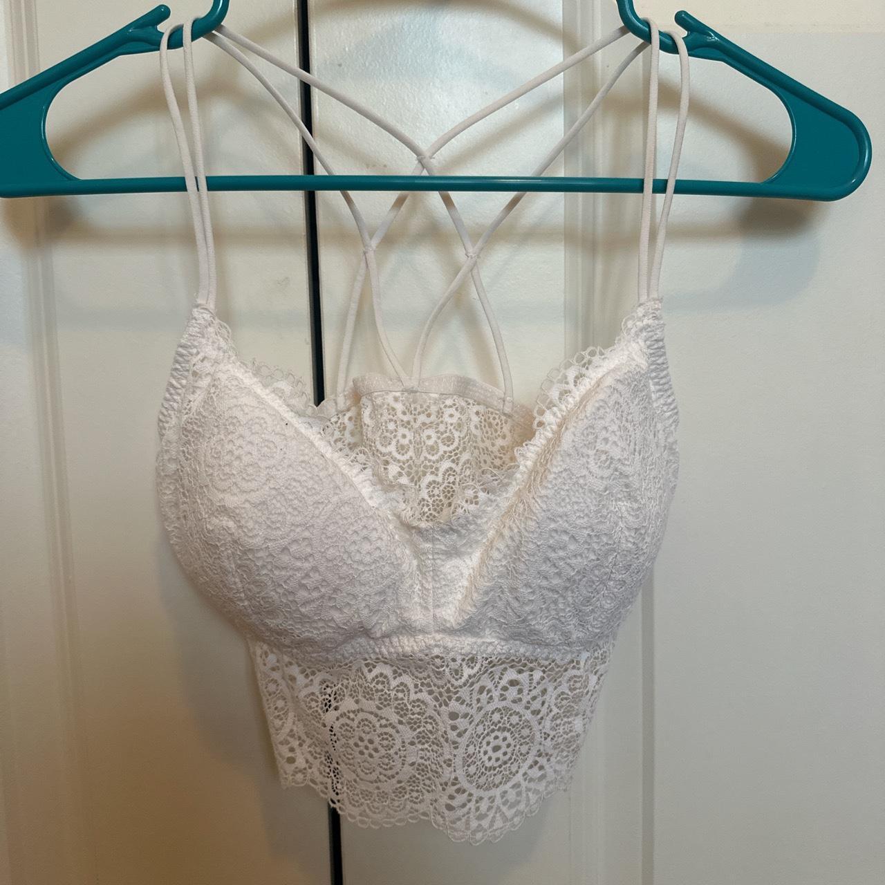 White Bralette from target!! So cute and has cute... - Depop