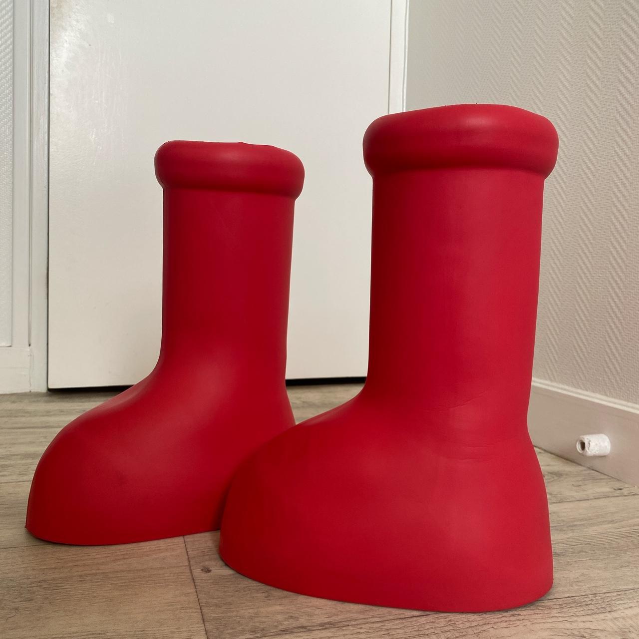MSCHF big red boot AstroBoy - Depop
