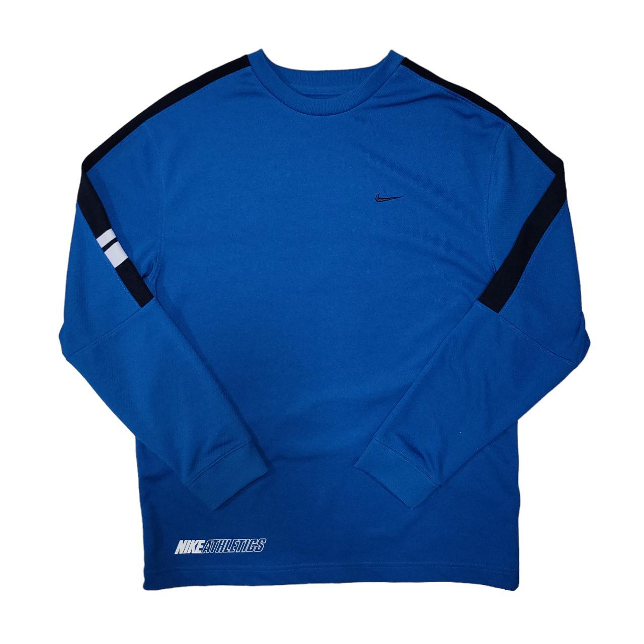 🌟 Y2K Blue Nike Dri-Fit Long Sleeve 🌟 🌟 Key... - Depop