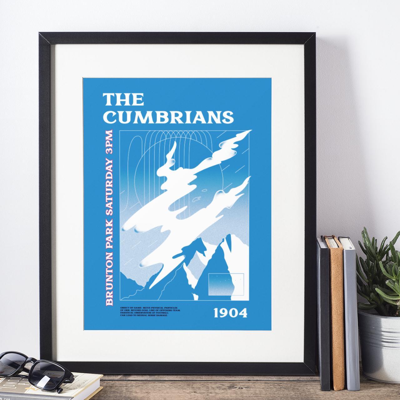 Carlisle United Inspired Psychedelic Art A4... - Depop