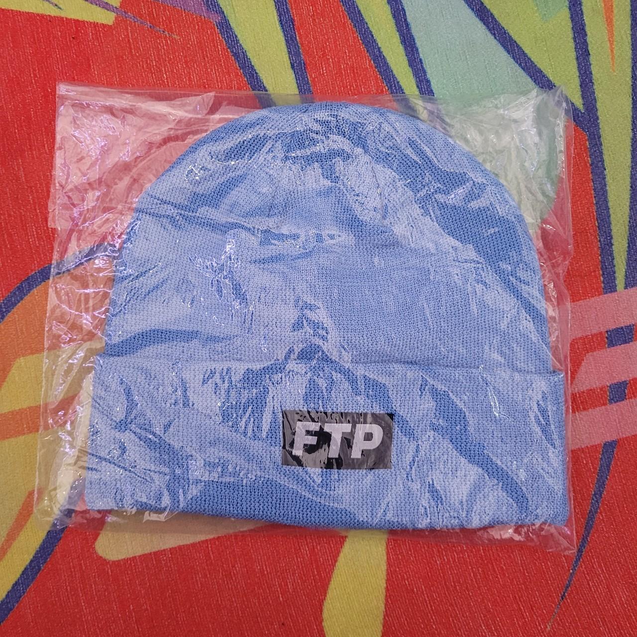 FTP Heat Sensative Logo Beanie Blue/White Brand... - Depop