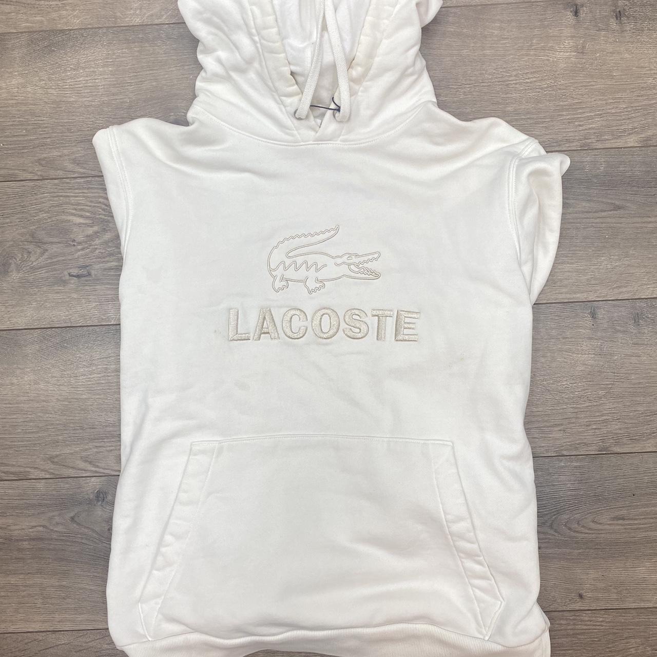 Men’s Lacoste Hoodie Men’s small Lightly... - Depop