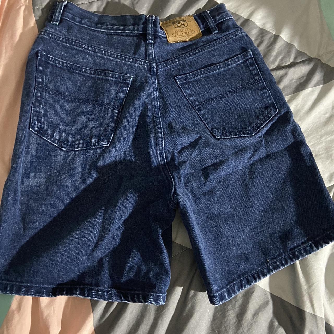 medium wash jorts 27" waist #jorts#thrifted#vintage | Depop