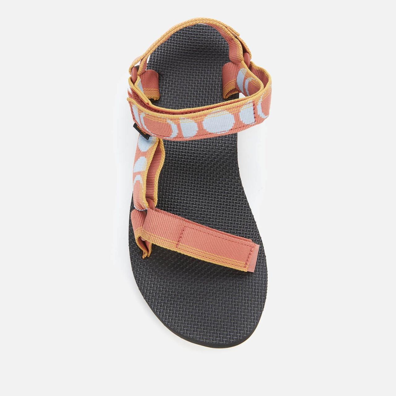 Teva Women's Blue and Orange Sandals | Depop