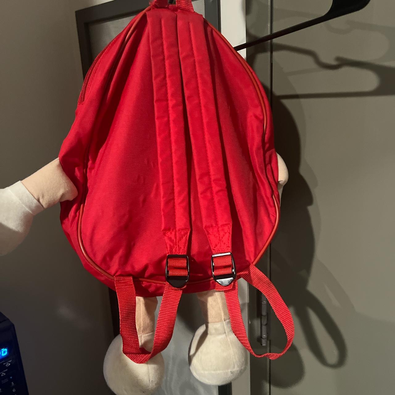 M&M RED BACKPACK. Hold small-medium sized items in... - Depop