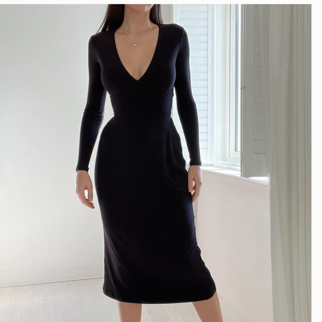 AYM Studio Women's Black Dress | Depop