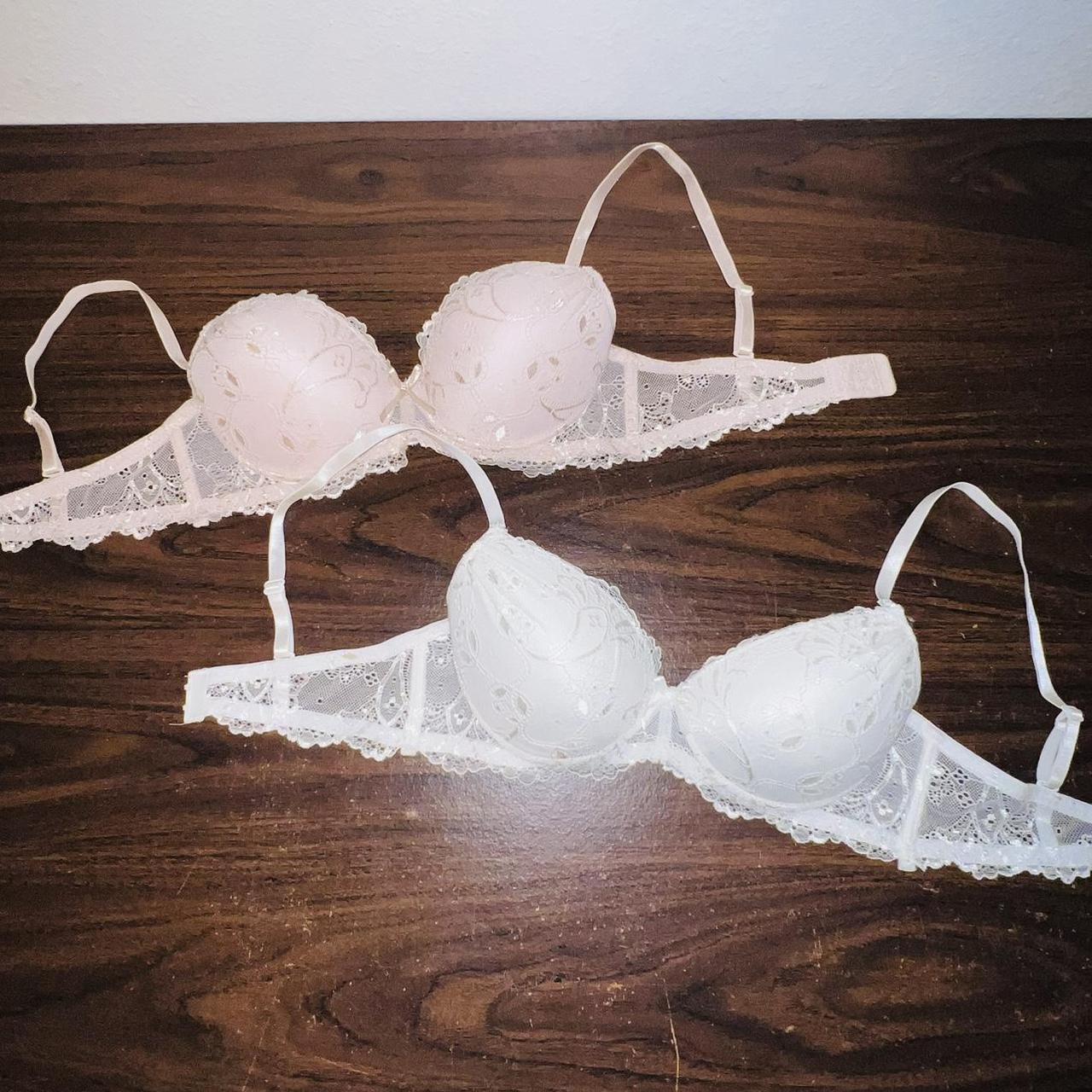 - Set up 34C lace bras. - Detachable straps! -... - Depop