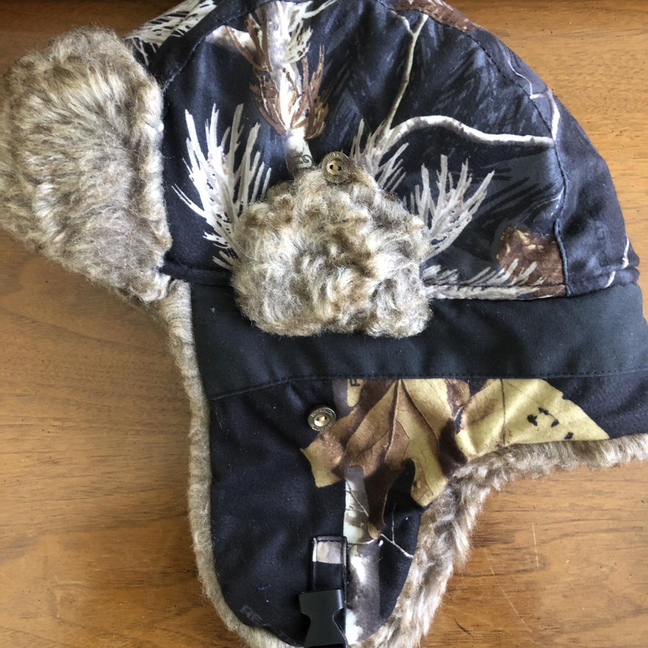 Hunter/Trapper Camouflage Winter Hat Hot... - Depop