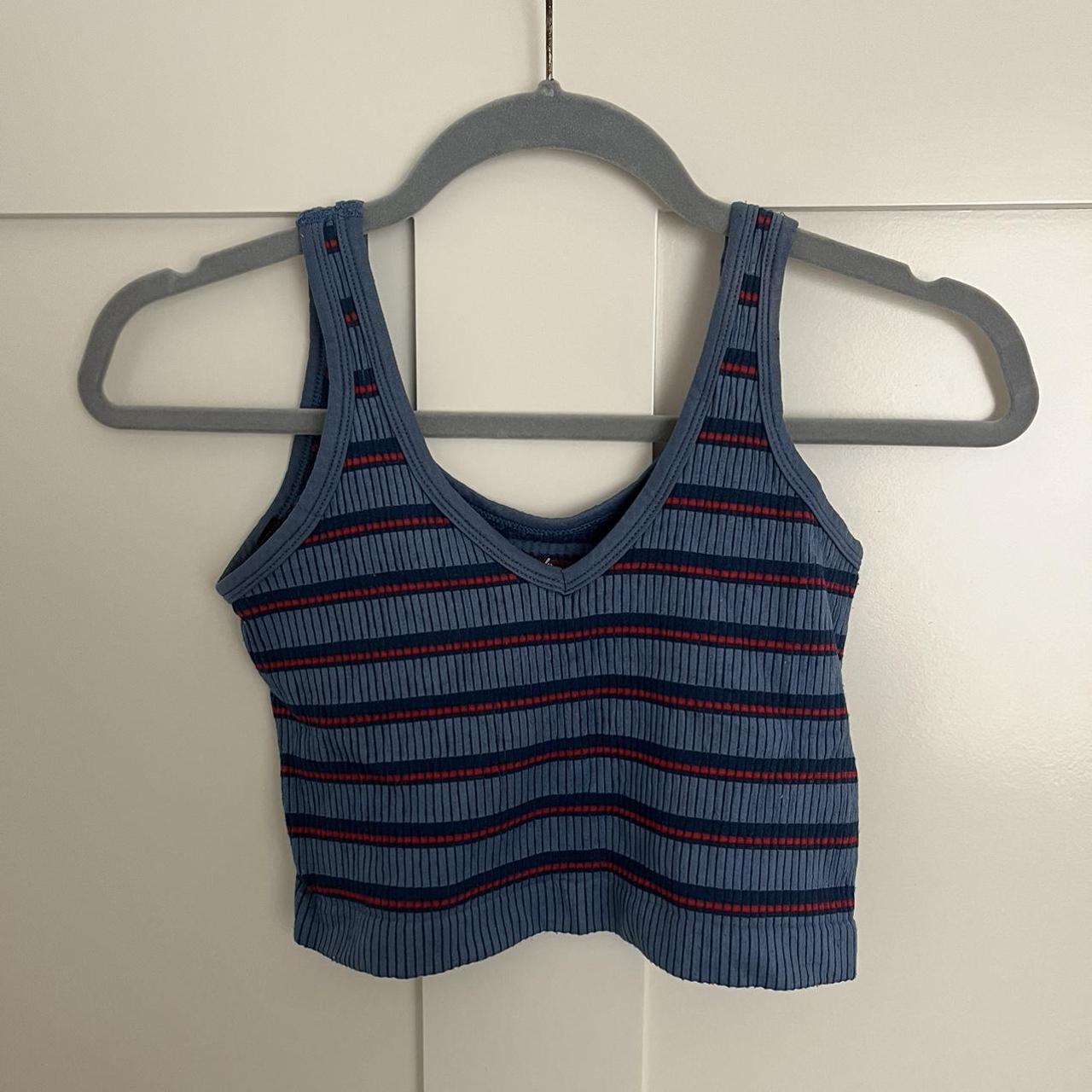 Urban Outfitters - Out From Under Ribbed Blue and... - Depop