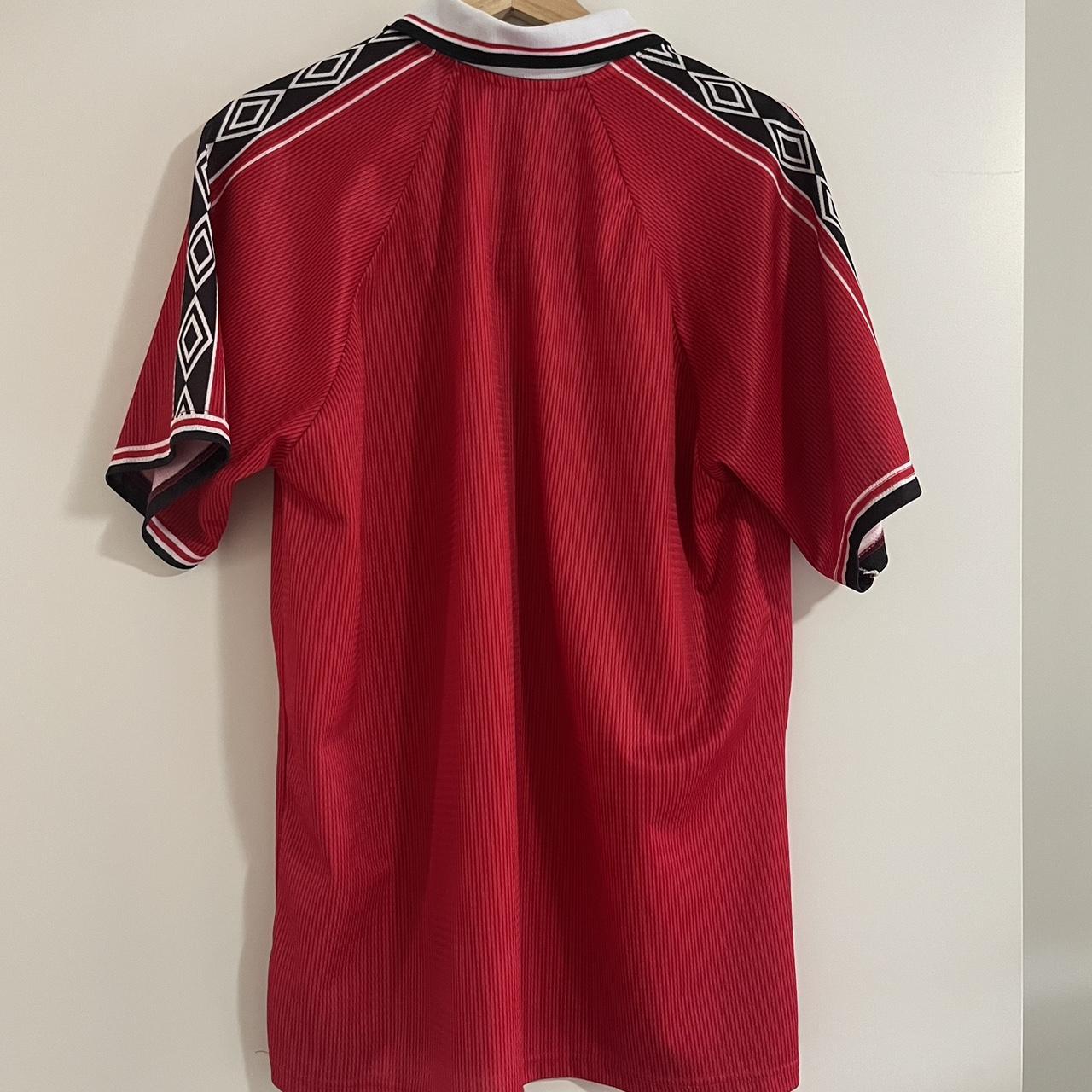 Vintage Manchester United Home Kit 99/00 Barclays... - Depop