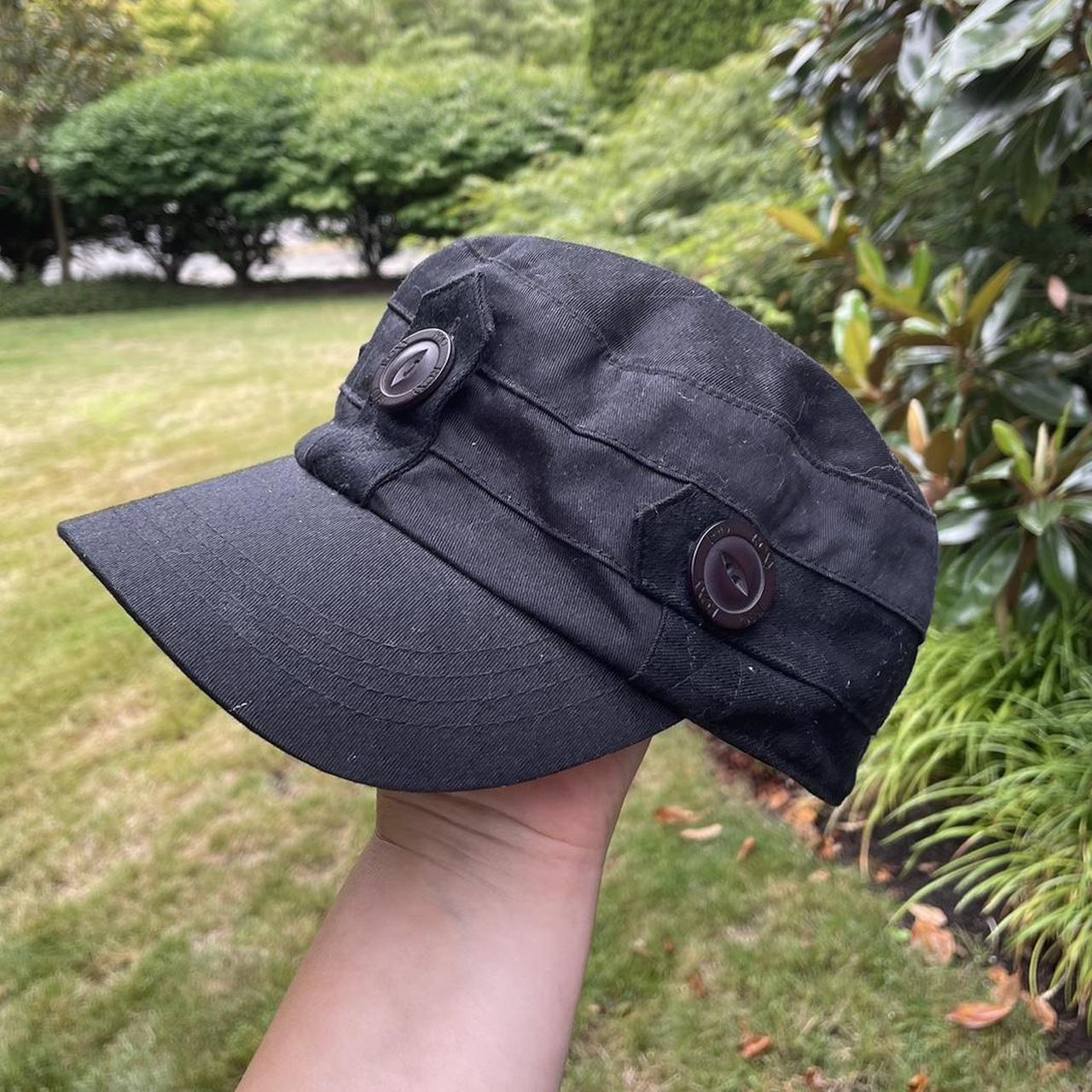 cutest y2k cargo grunge punk cadet hat!! brand is... - Depop