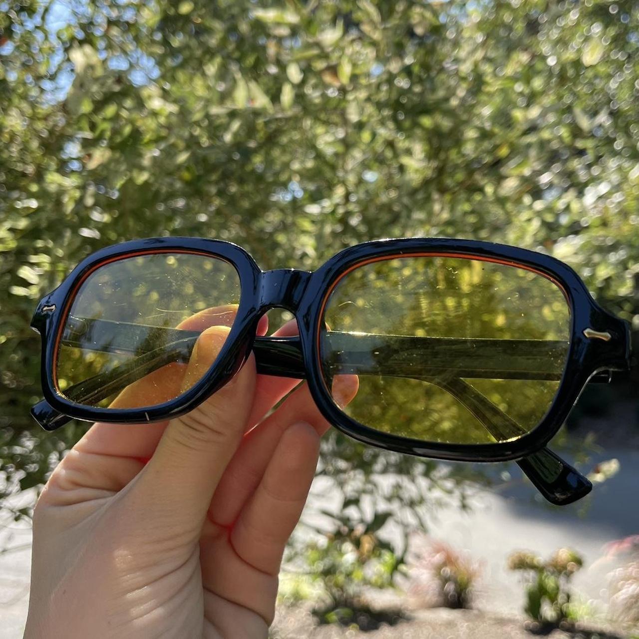 the COOLEST 70s shades super cool and in good... - Depop