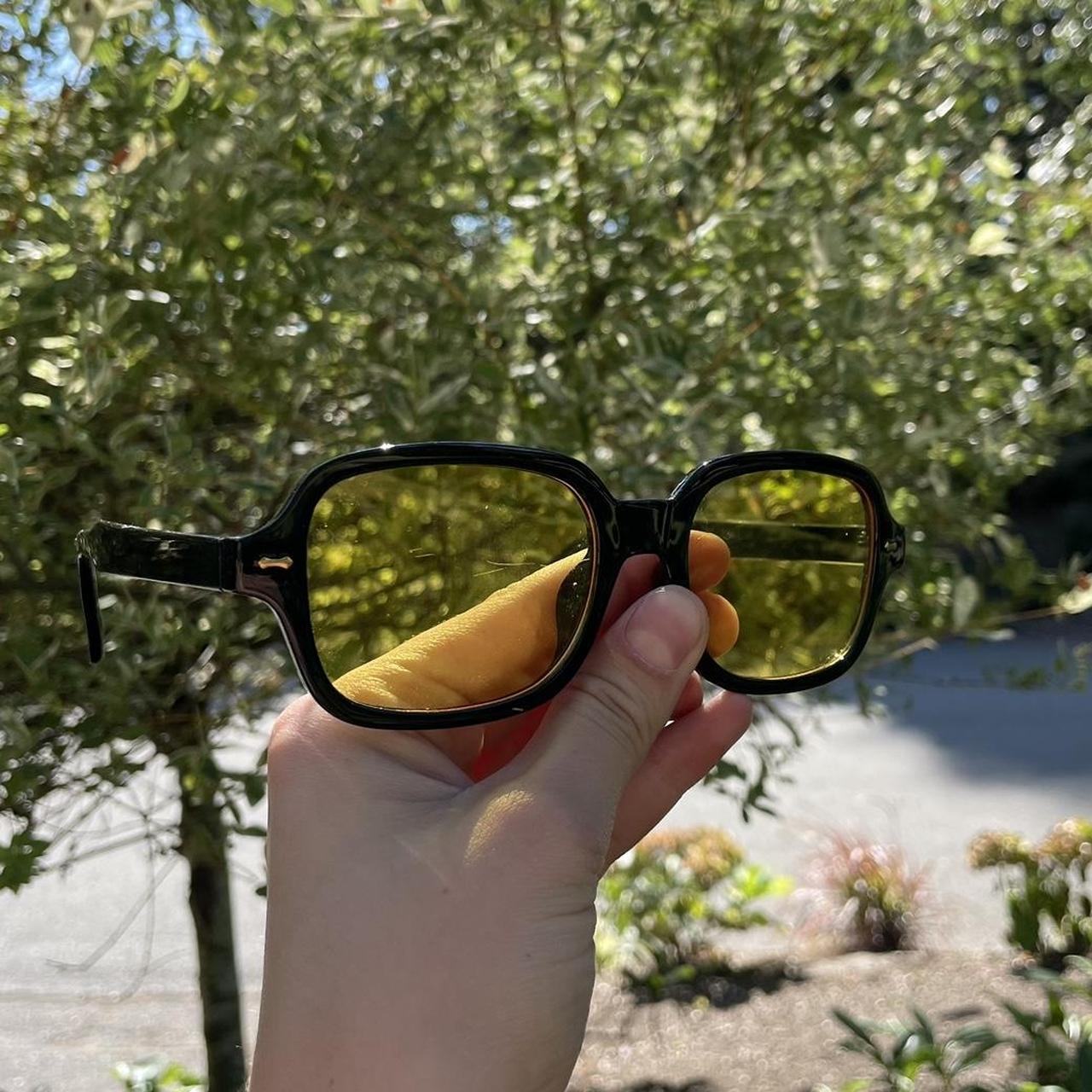 the COOLEST 70s shades super cool and in good... - Depop