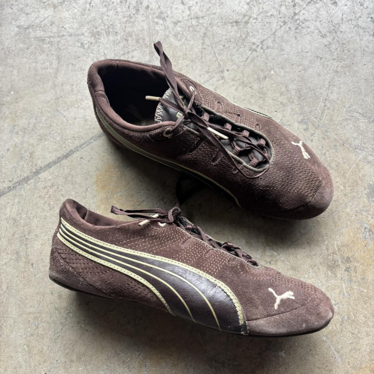 super cute vintage brown puma speedcats!! these are... | Depop